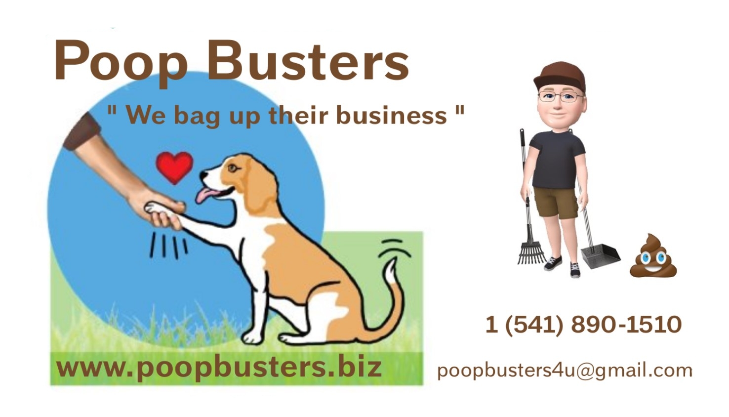 Poop Busters – "We bag up their business"